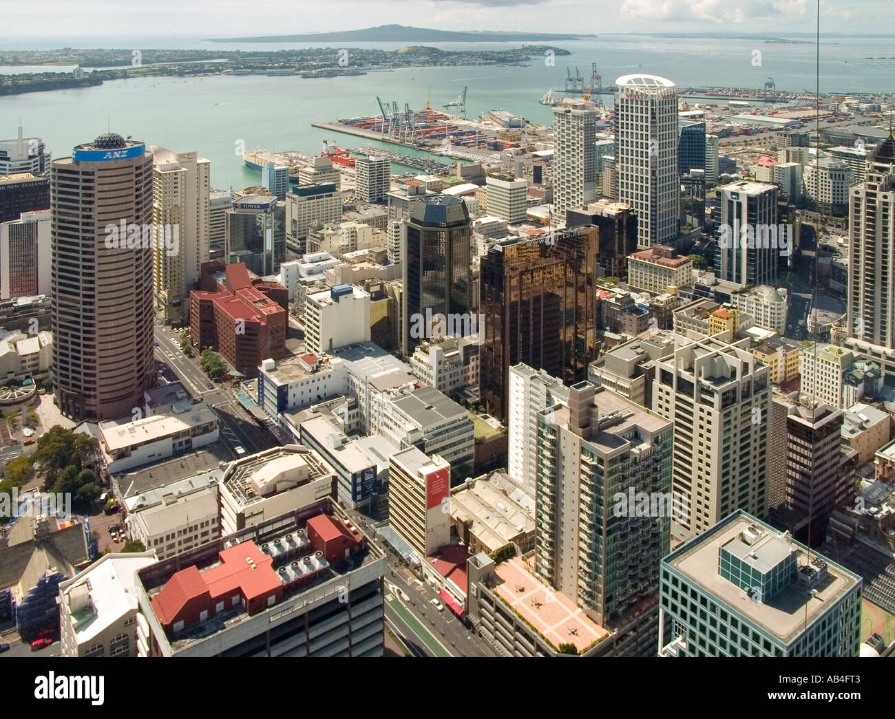 Auckland harbour aerial hi-res stock photography and images - Alamy