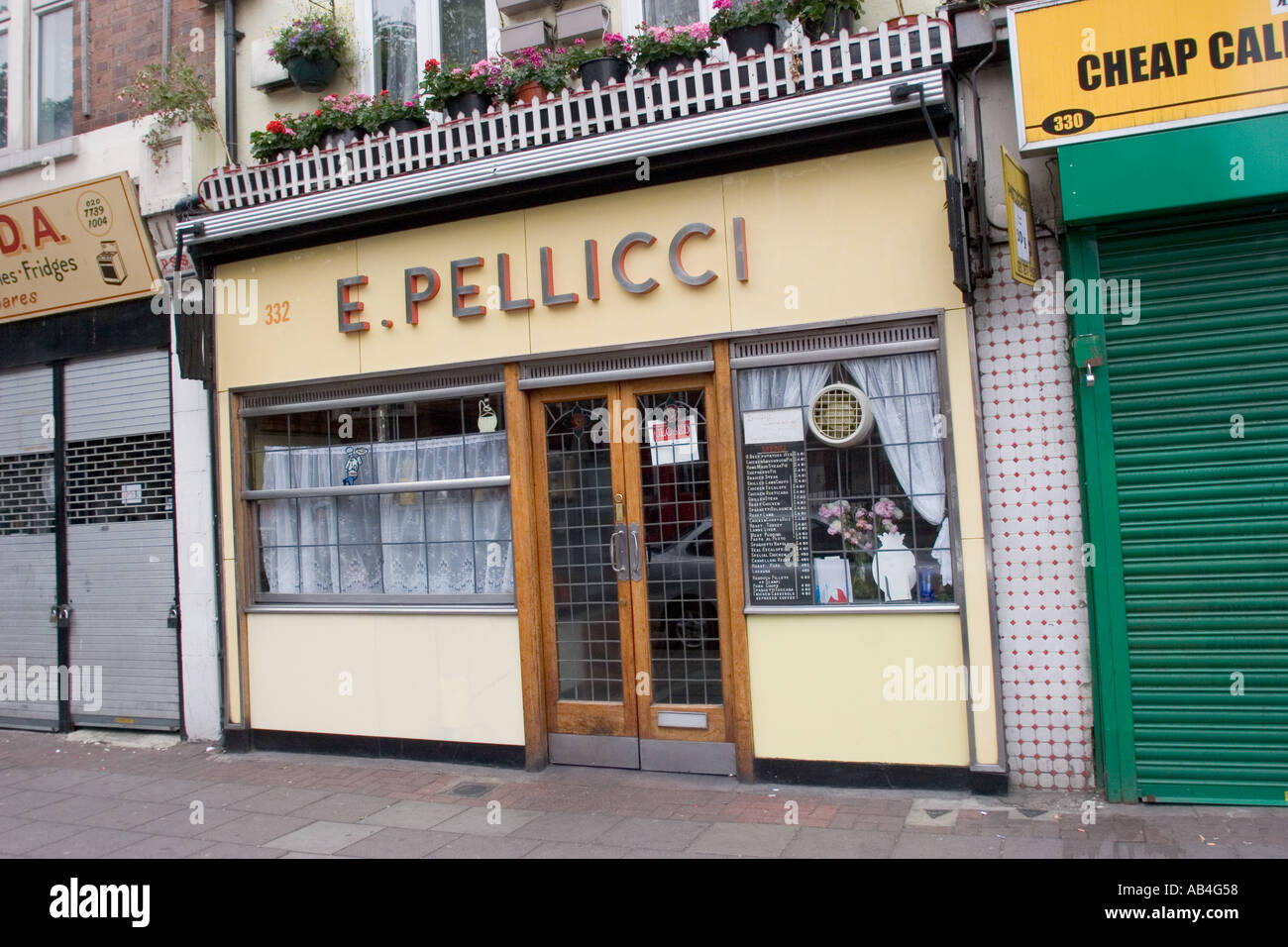 Pellicci's cafe hi-res stock photography and images - Alamy