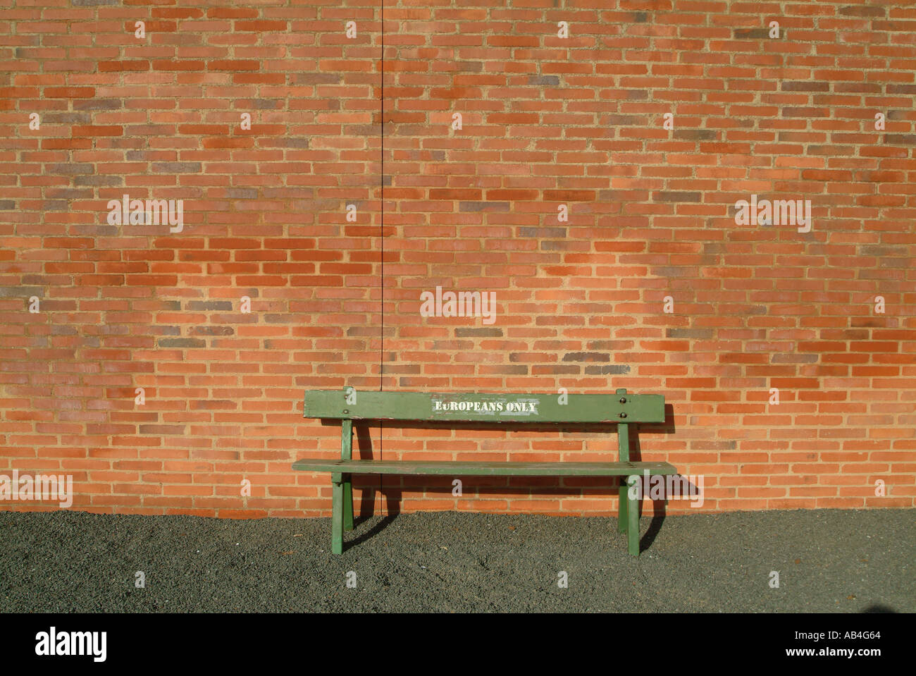 South africa apartheid bench hi-res stock photography and images - Alamy
