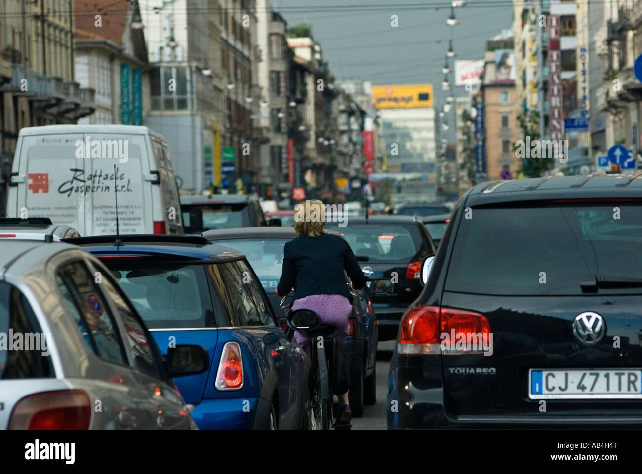 Traffic jam italy hi-res stock photography and images - Alamy