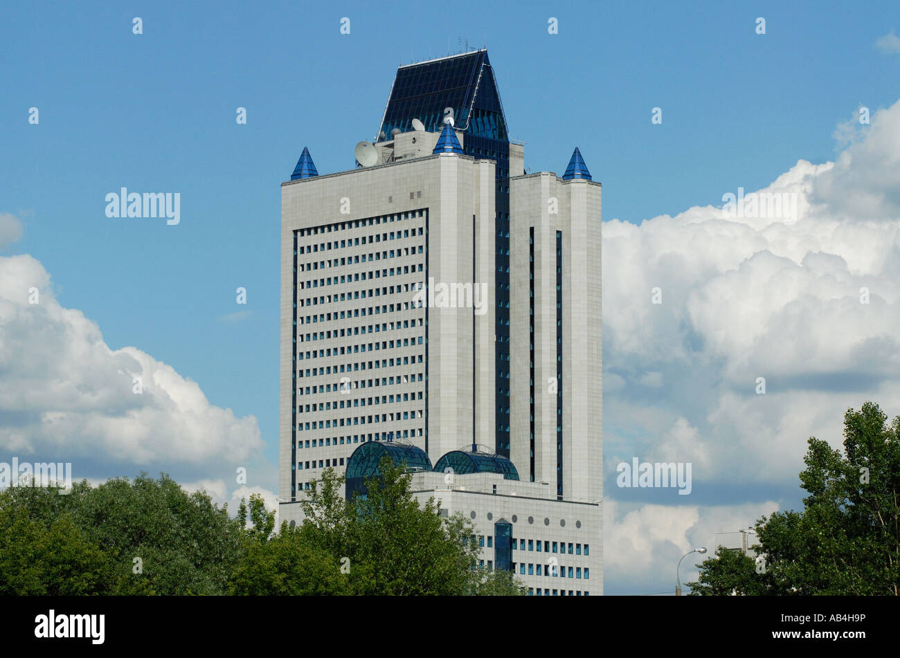 Gazprom headquarters in Moscow Stock Photo - Alamy