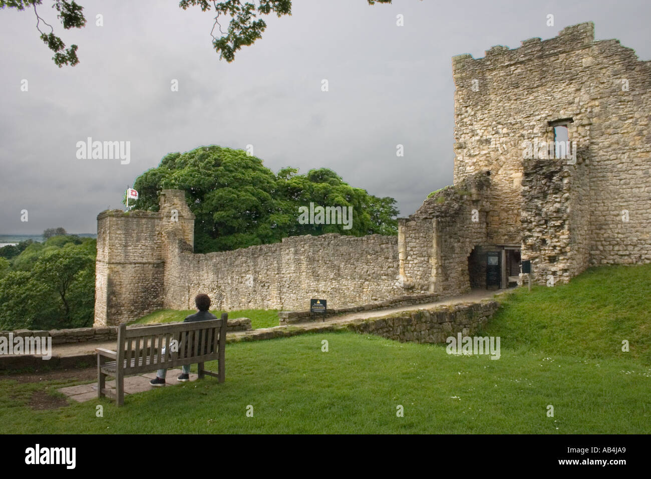Pickering Castle Yorkshire Stock Photo - Alamy