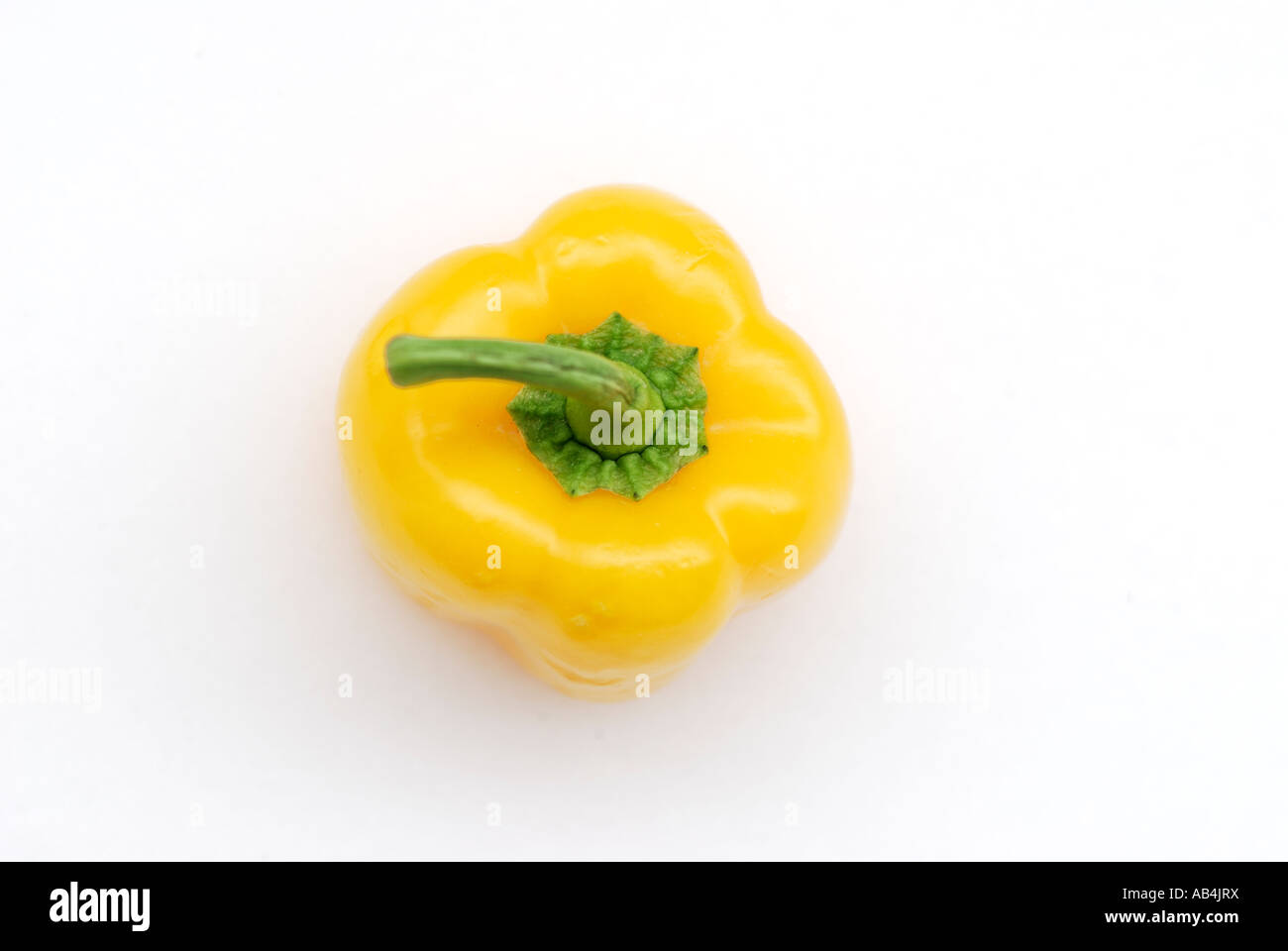 Yellow capsicum pepper Stock Photo - Alamy
