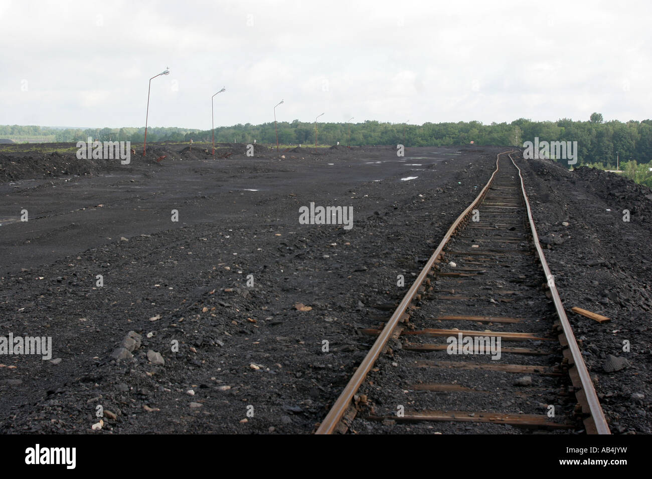 Coal mine dump in Silesia, Poland Stock Photo - Alamy