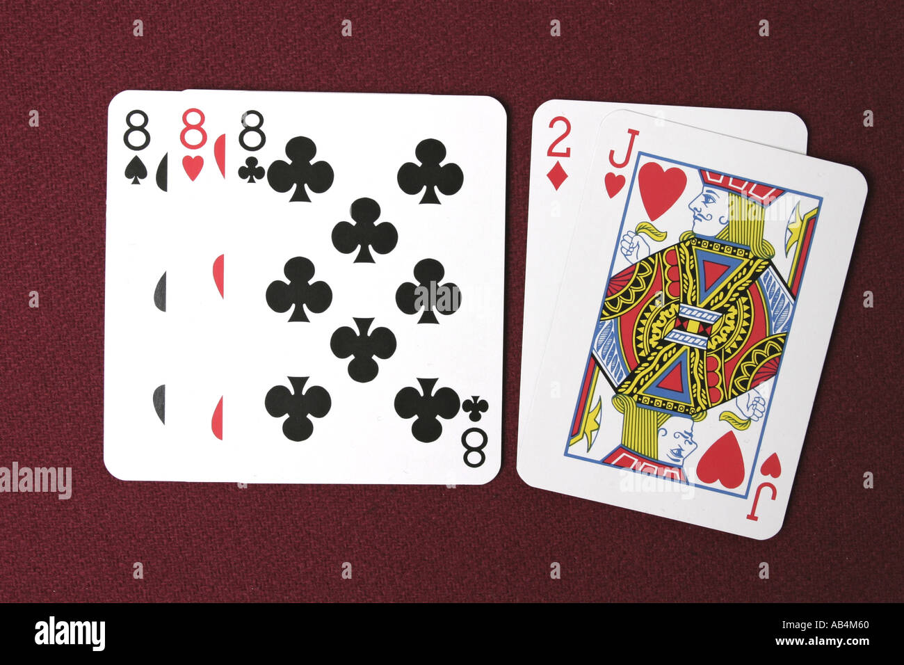Three of a kind cards hi-res stock photography and images - Alamy