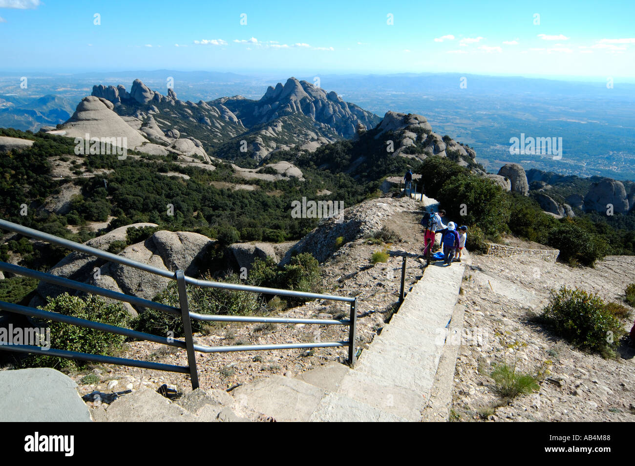 Montserrat spain walkers hi-res stock photography and images - Alamy