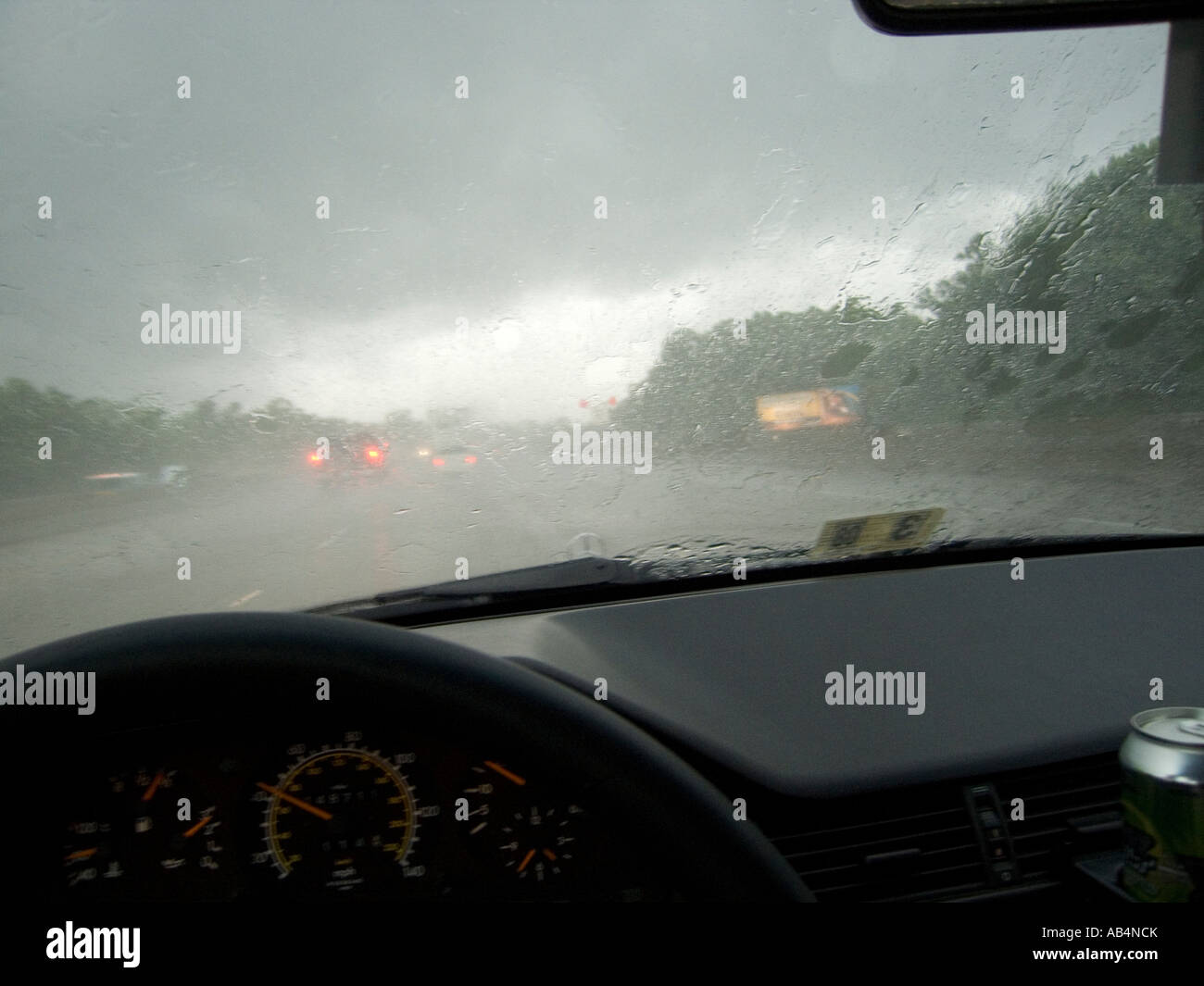 Rain on car windshield Stock Photo - Alamy