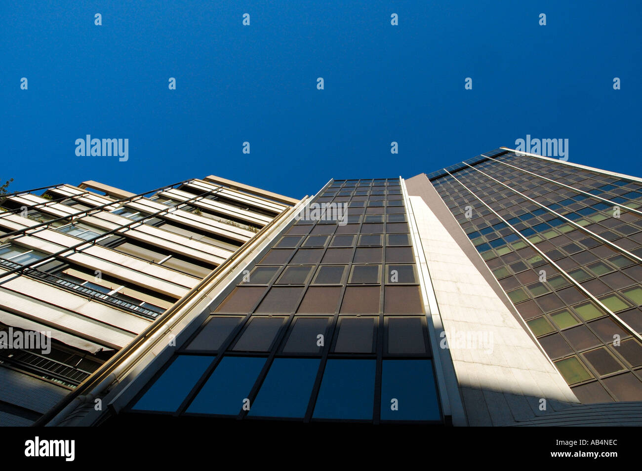 Glass office building in barcelona hi-res stock photography and images ...