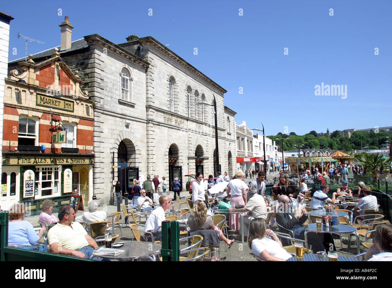 Lemon Quay Plaza Truro Cornwall UK Stock Photo - Alamy