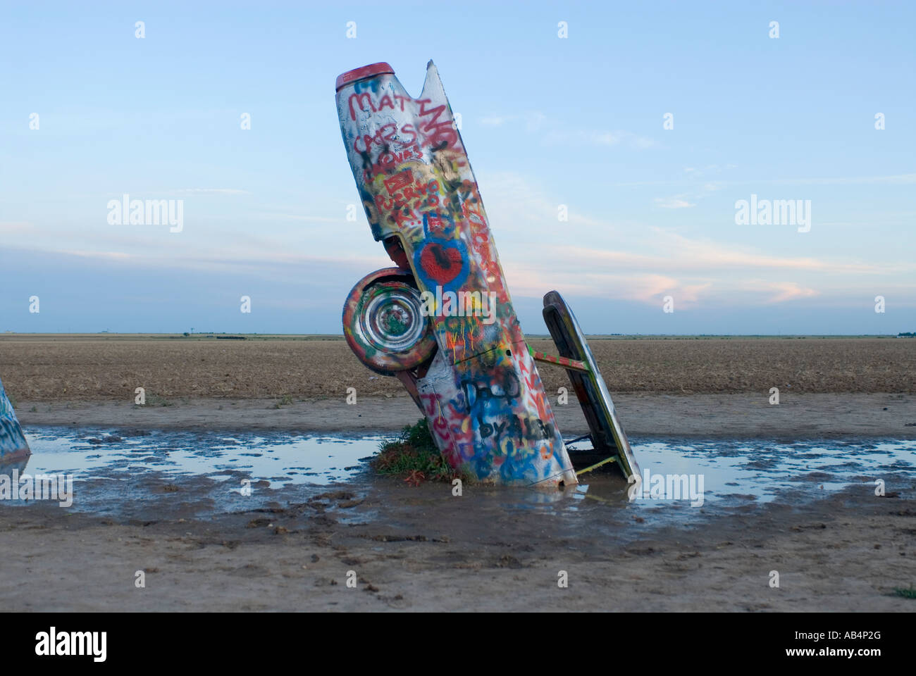 Cadillac Ranch Amirillo Texas Stock Photo - Alamy