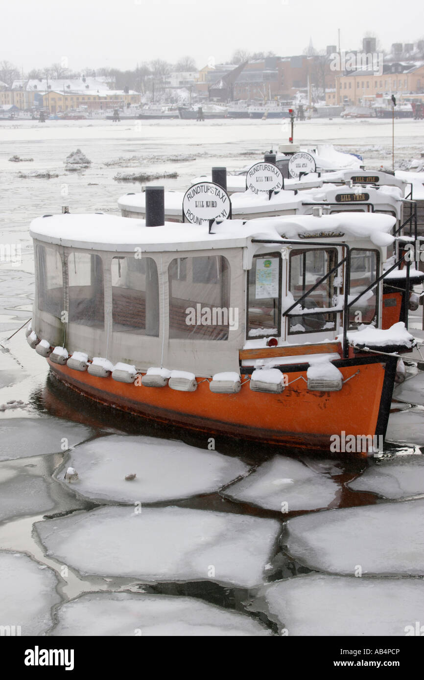 Sightseeing boats in Stockholm Stock Photo - Alamy