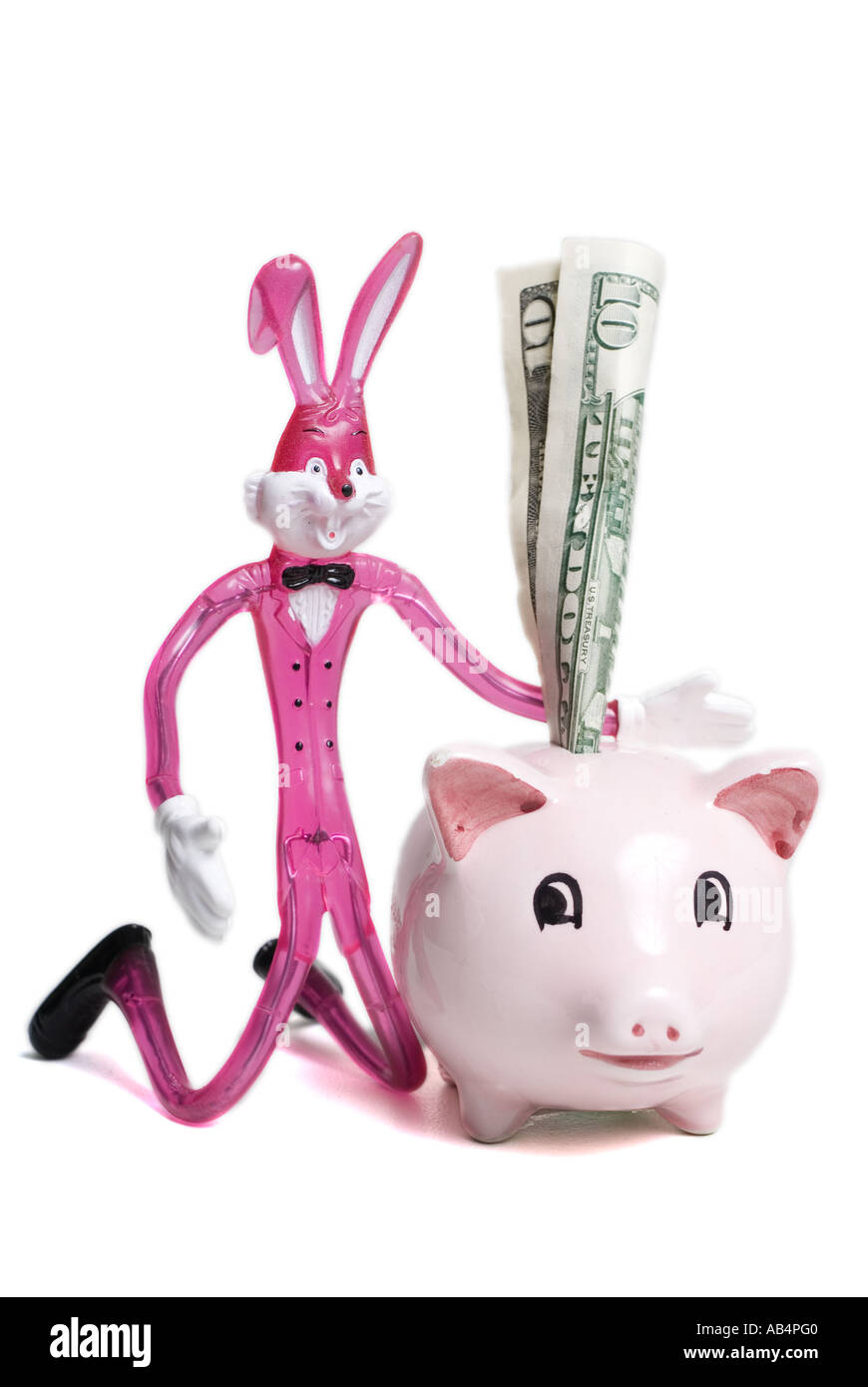 Bunny piggy bank hi-res stock photography and images - Alamy