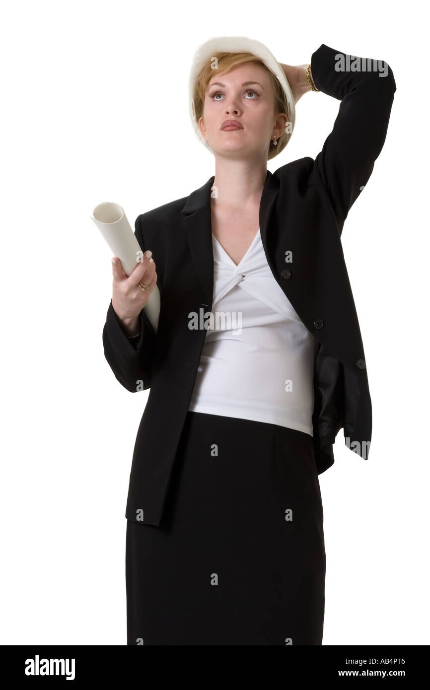 Female architect schematic hi-res stock photography and images - Alamy