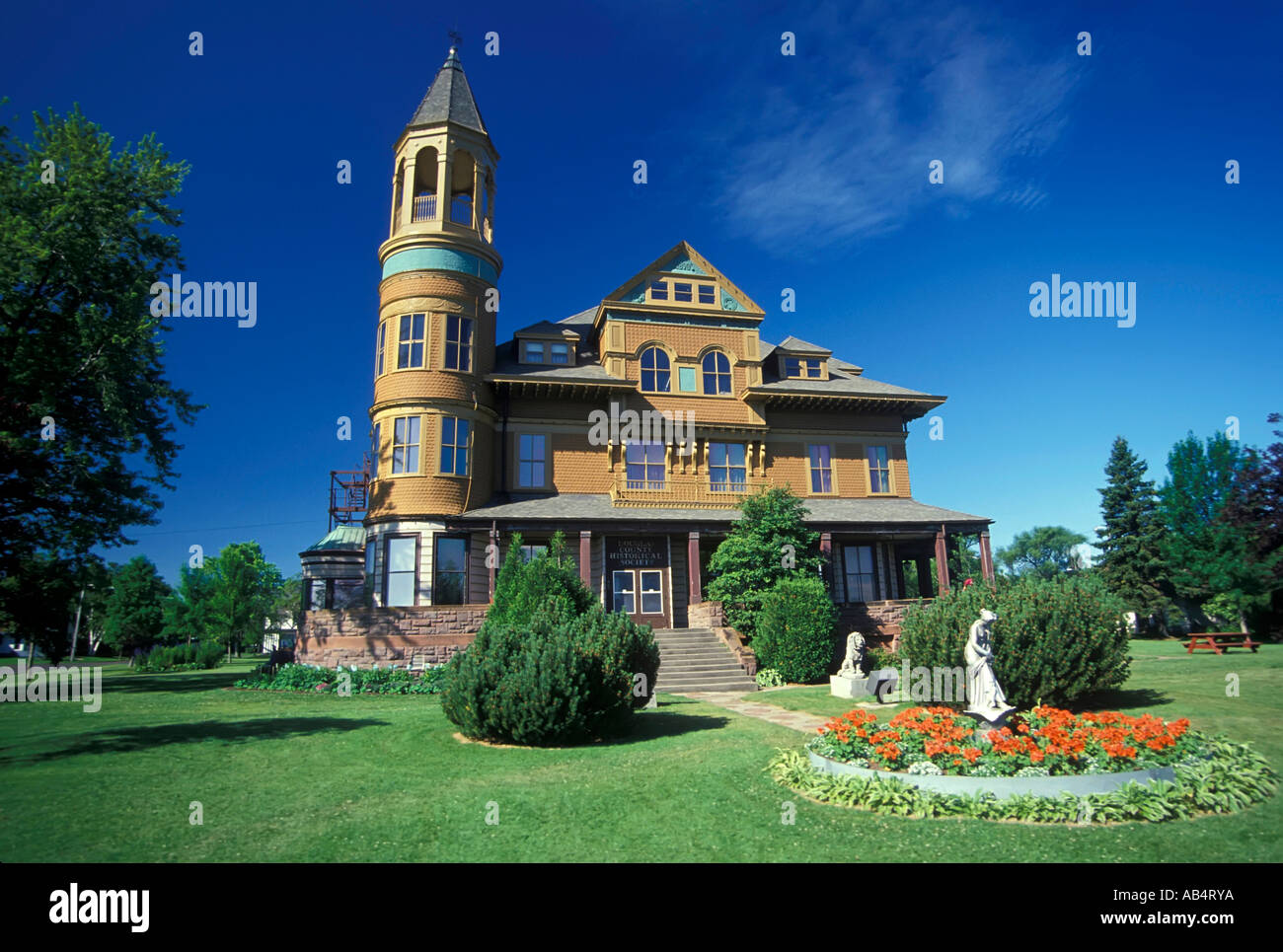 Classic Victorian Home know as the Fairlawn Mansion Museum located in ...