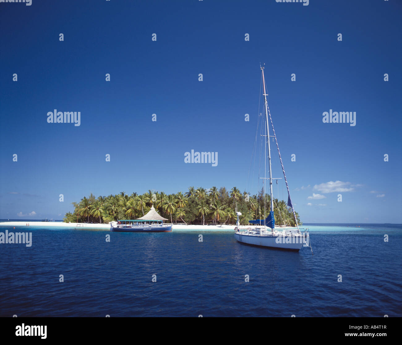 Maldives, Ihuru Island Resort Stock Photo - Alamy