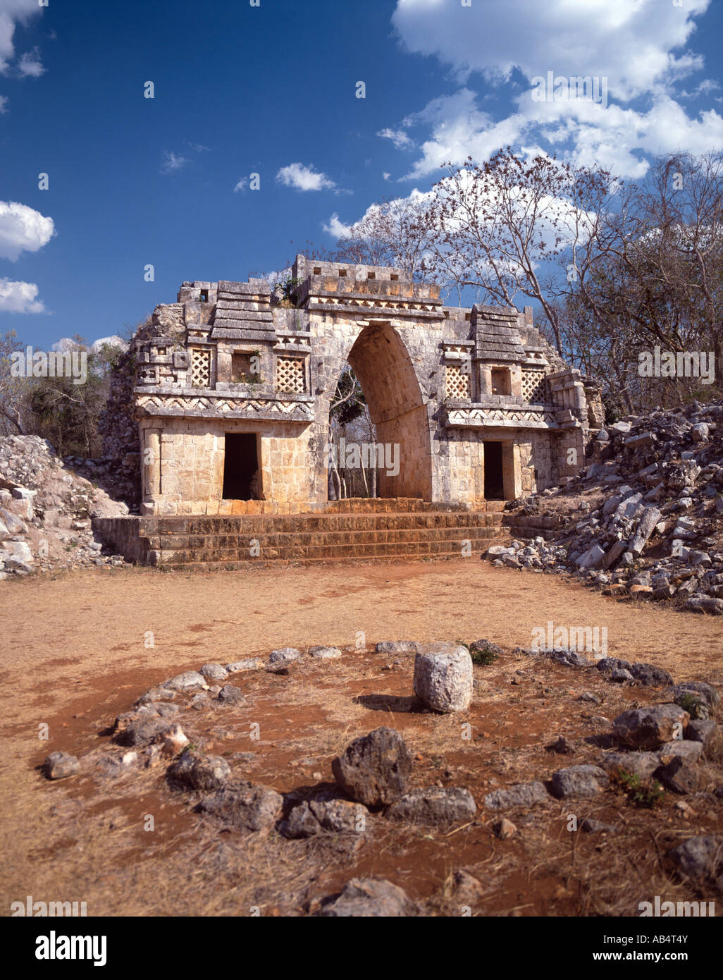 Yucatan, Labna, Mayan Arch Stock Photo - Alamy