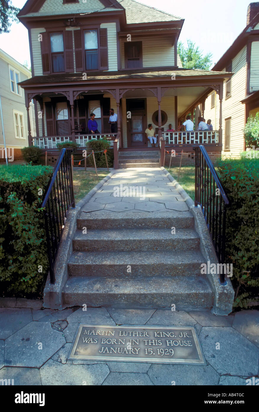 Martin Luther King Jr MLK memorial birth place and tomb Atlanta Georgia ...