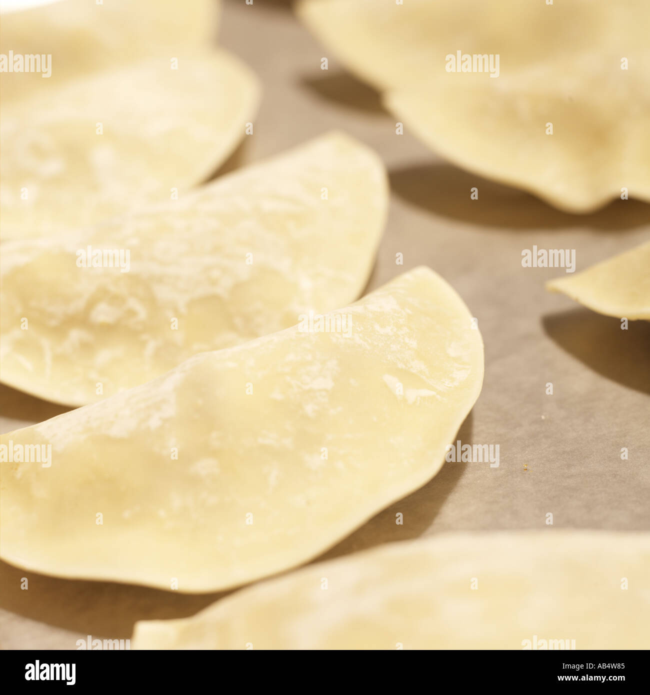 uncooked beef mandu Korean style dumplings Stock Photo - Alamy