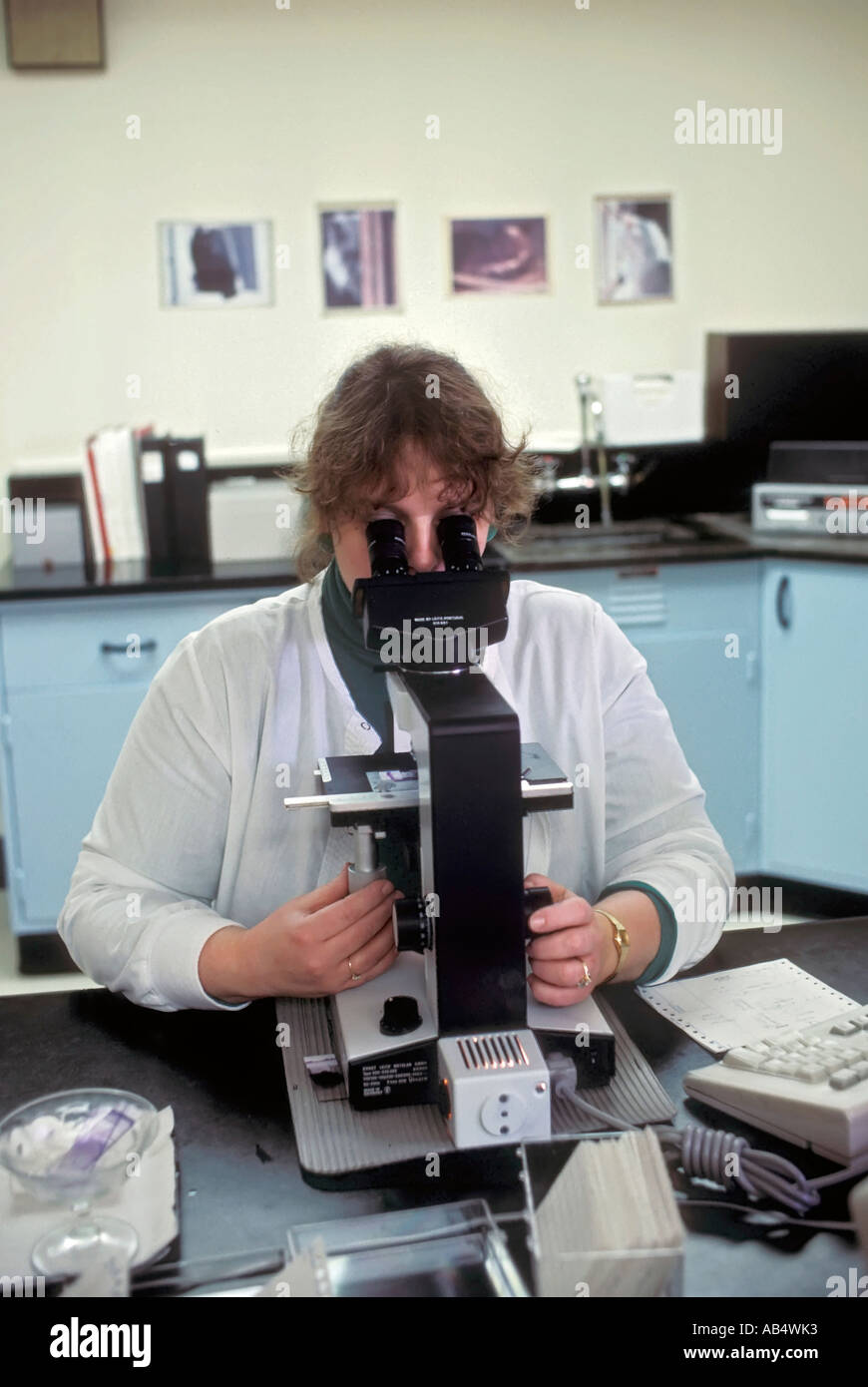 Hospital pathology lab checks blood and other matter for health ...