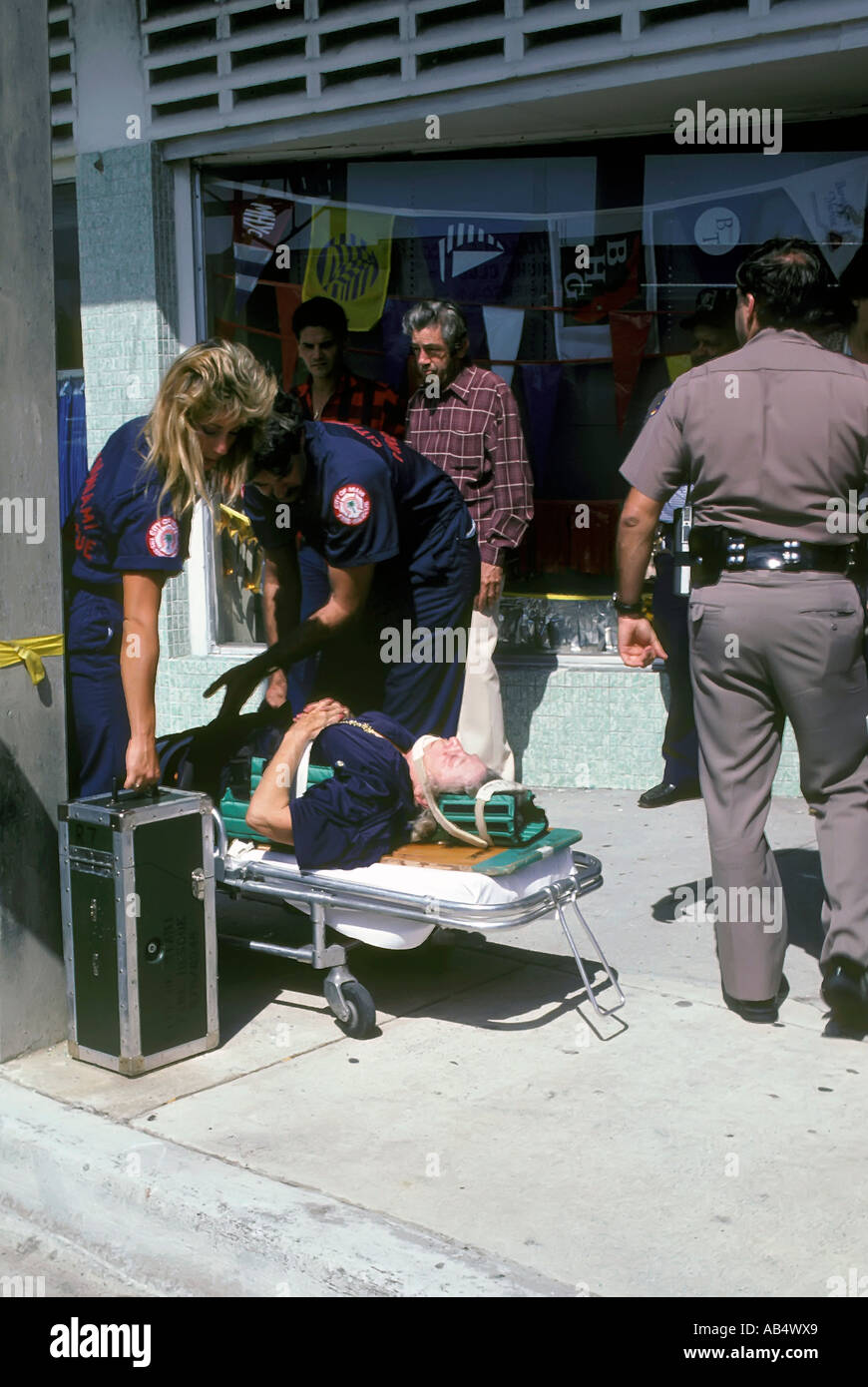 Emergency situation after an automobile accident Stock Photo - Alamy