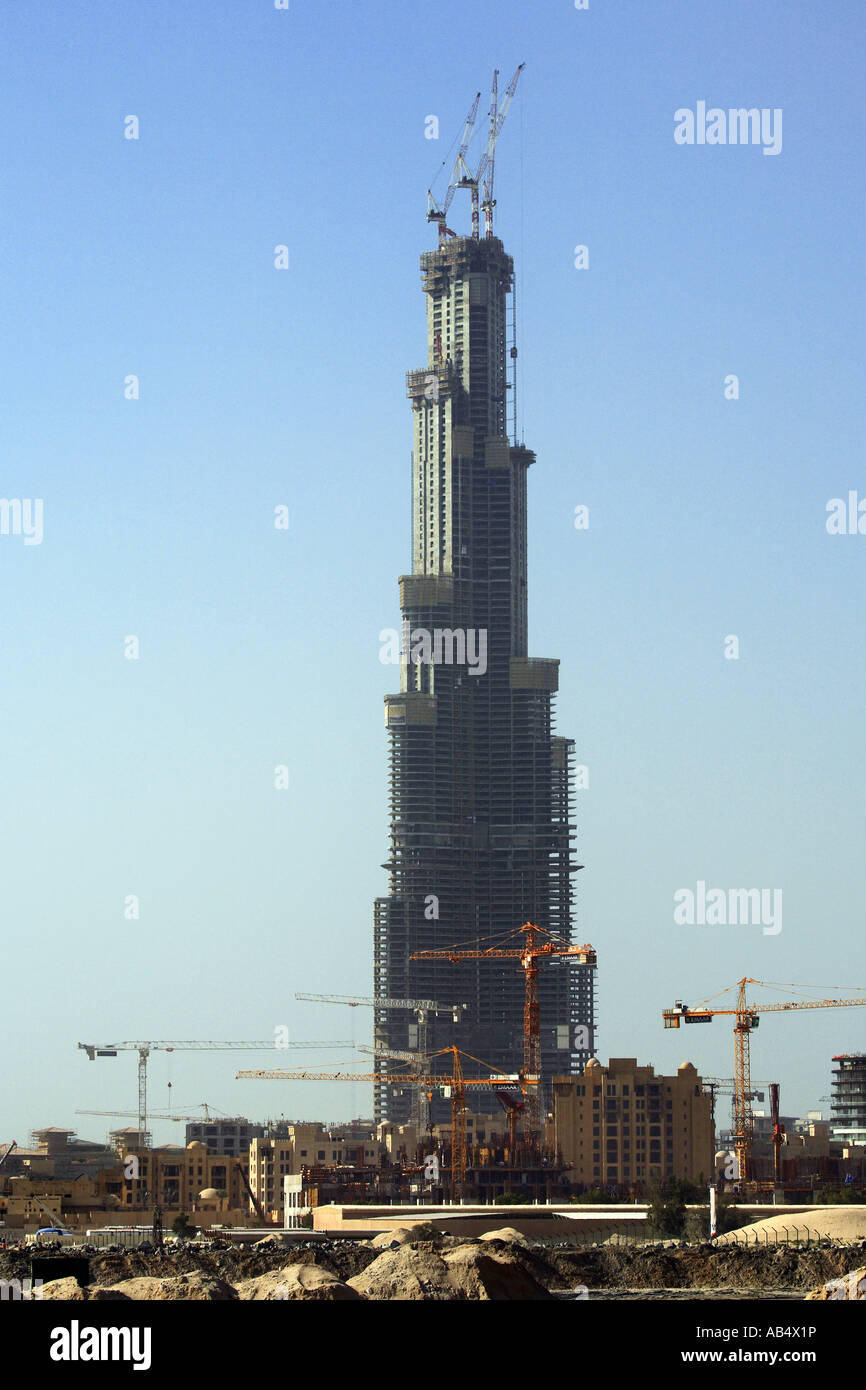Tallest building under construction in hi-res stock photography and ...