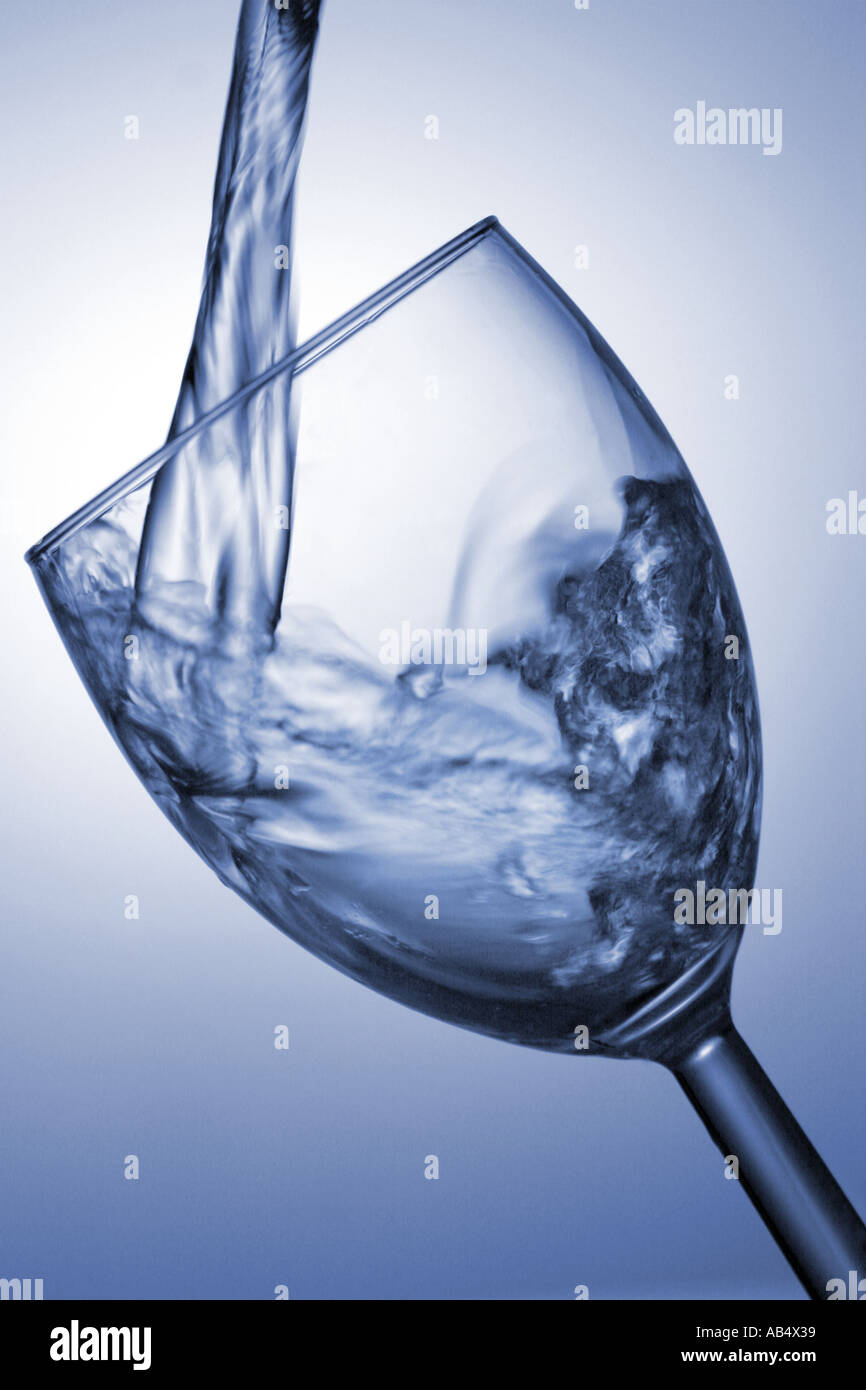 Water in glass on Cut Out Stock Images & Pictures - Alamy