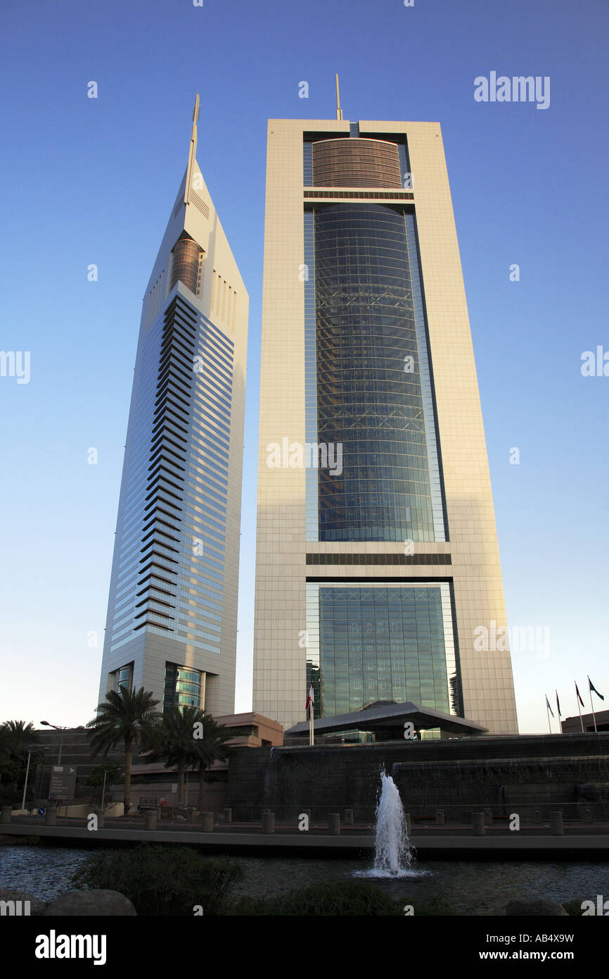 The Emirates Towers, Dubai Stock Photo - Alamy