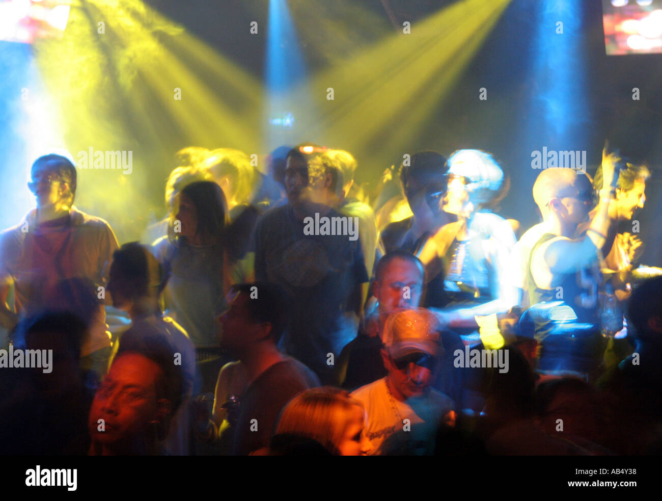 crowd dancing at ministry of sound club in london uk Stock Photo - Alamy