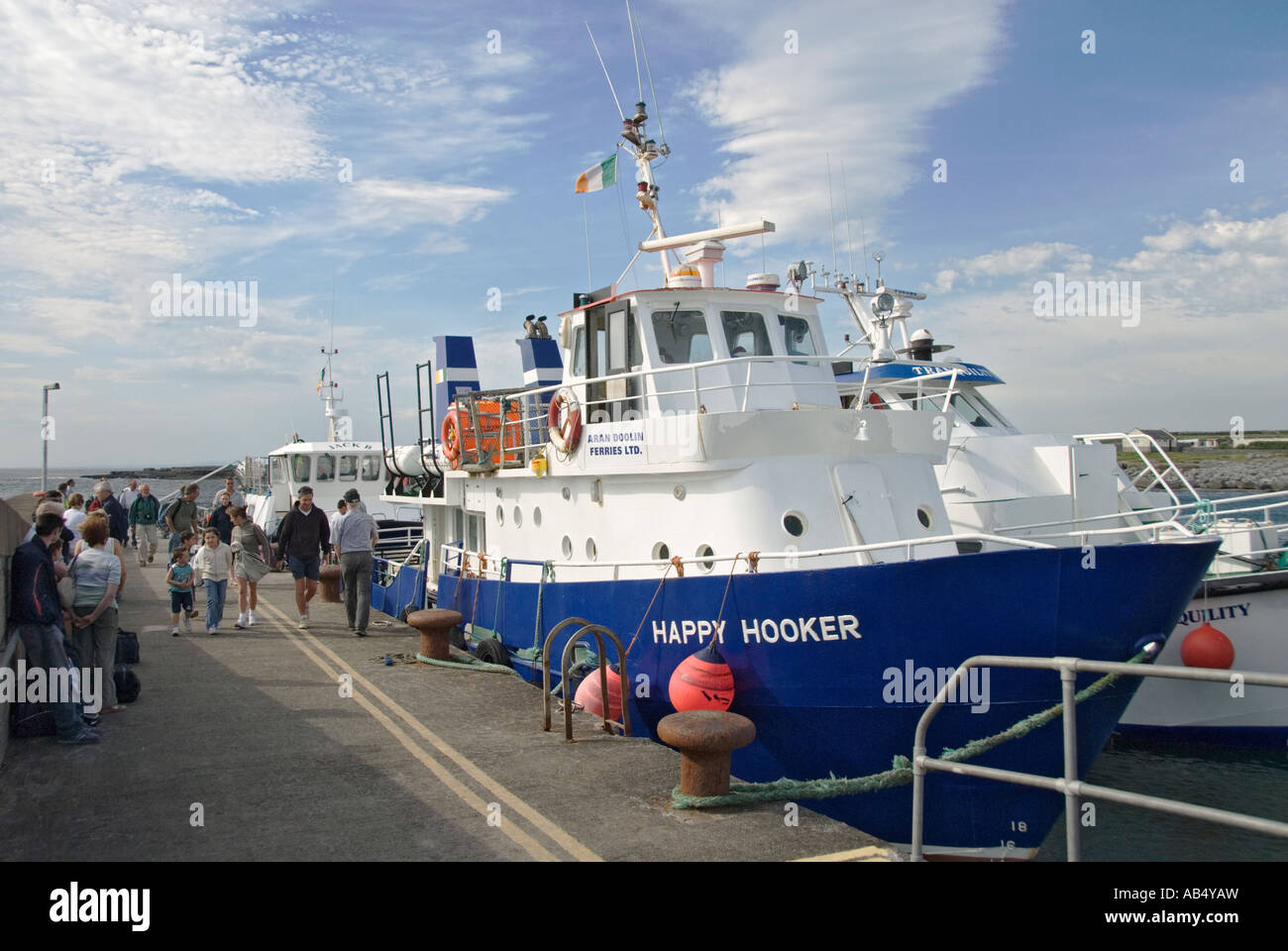 Ireland County Clare Aran Islands Ferry at Doolin Pier Stock Photo - Alamy