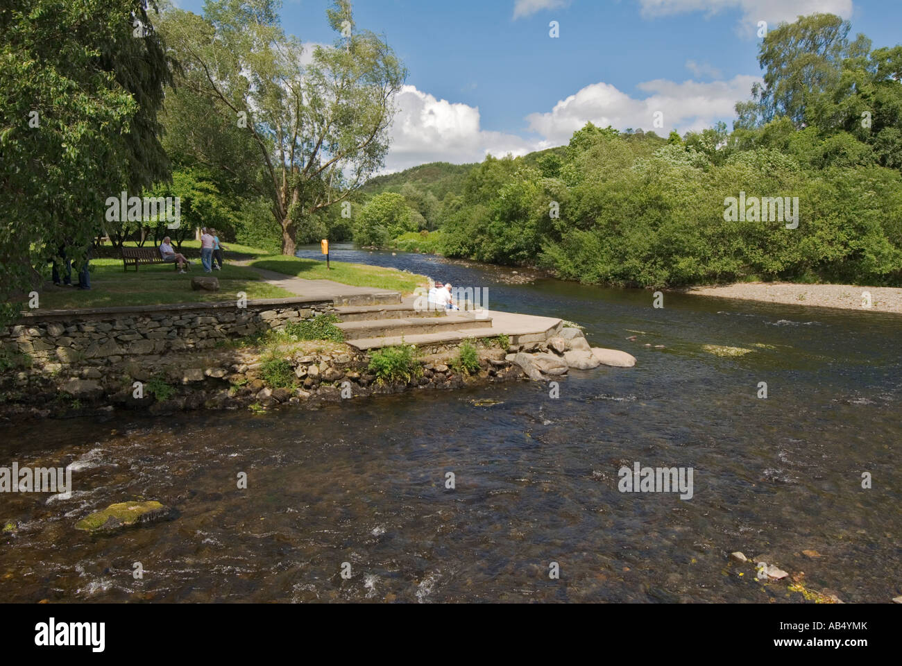 Ireland County Wicklow Meeting of the Waters confluence of rivers ...