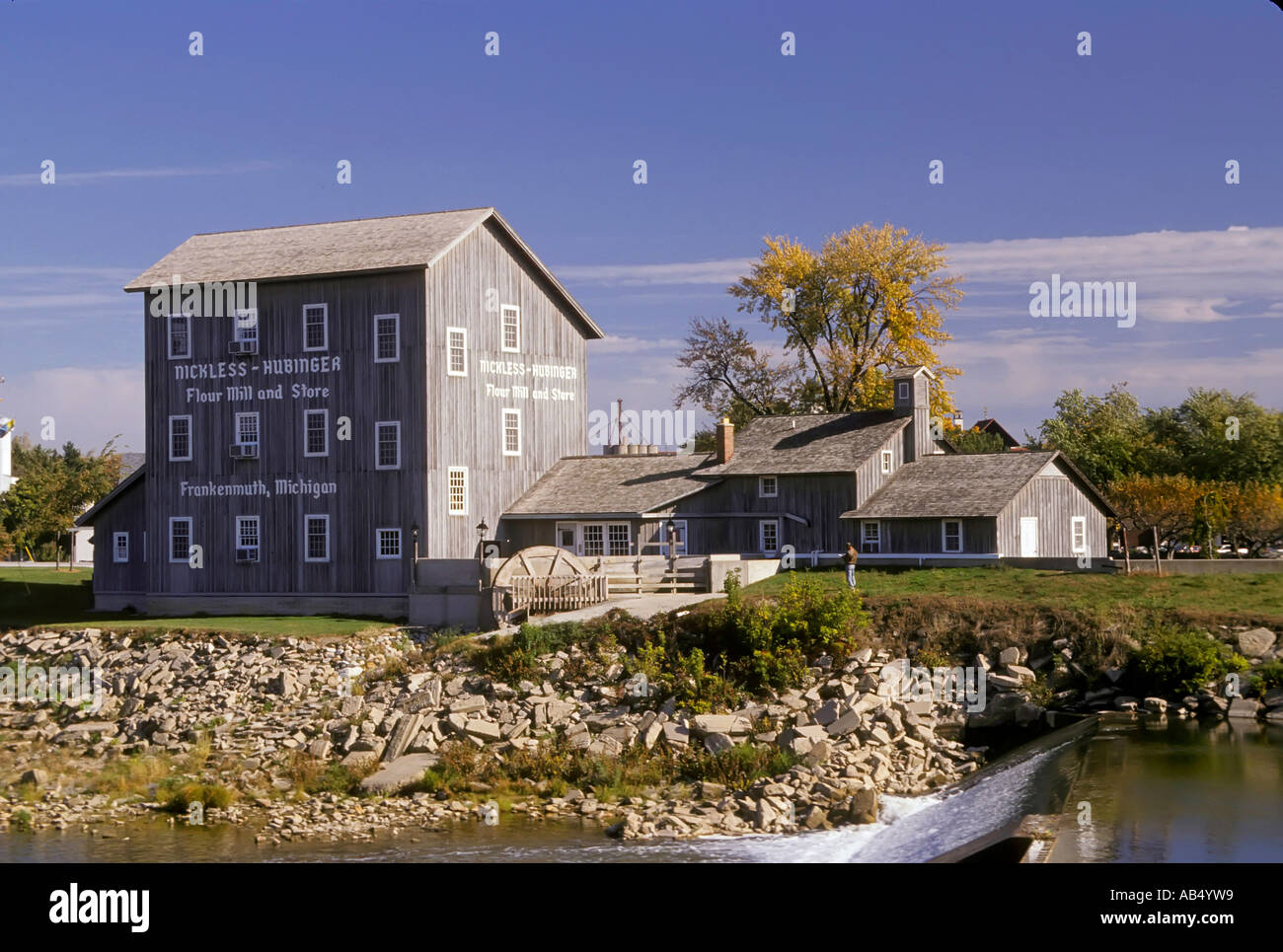 Nickless Humbinger Flour Mill and Store at Frankenmuth Michigan with a ...