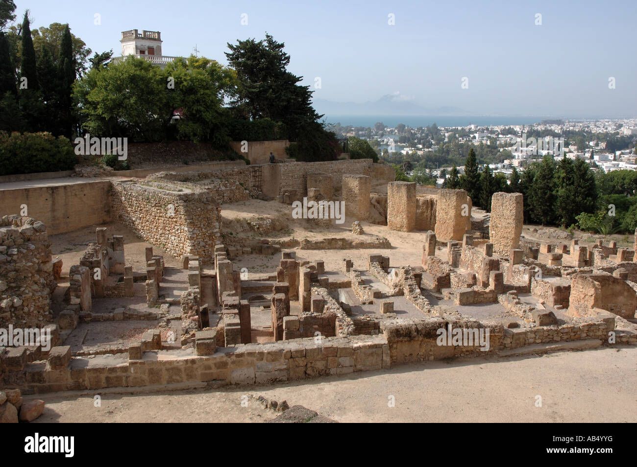 Tunisia ancient carthage byrsa hill hi-res stock photography and images ...