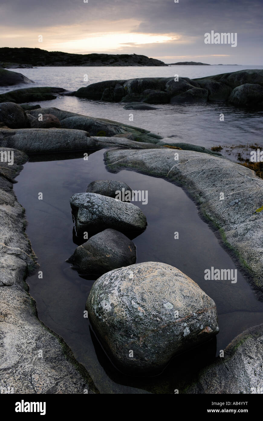 Coastal landscape, Sweden Stock Photo - Alamy