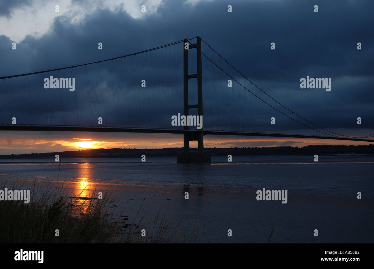 The Humber Bridge in England Stock Photo - Alamy