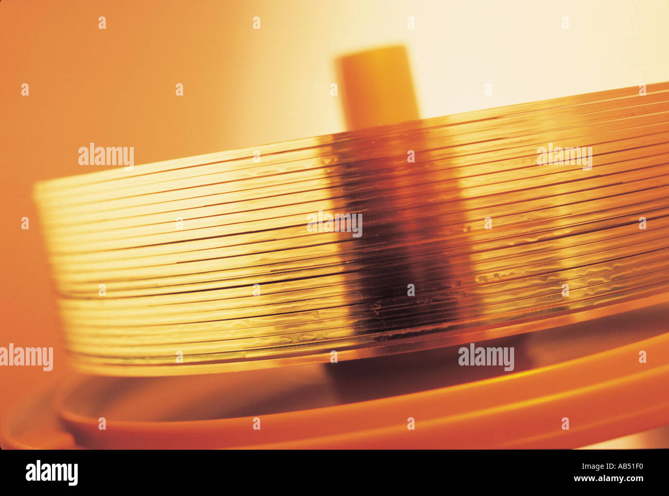 Cds on a spindle hi-res stock photography and images - Alamy