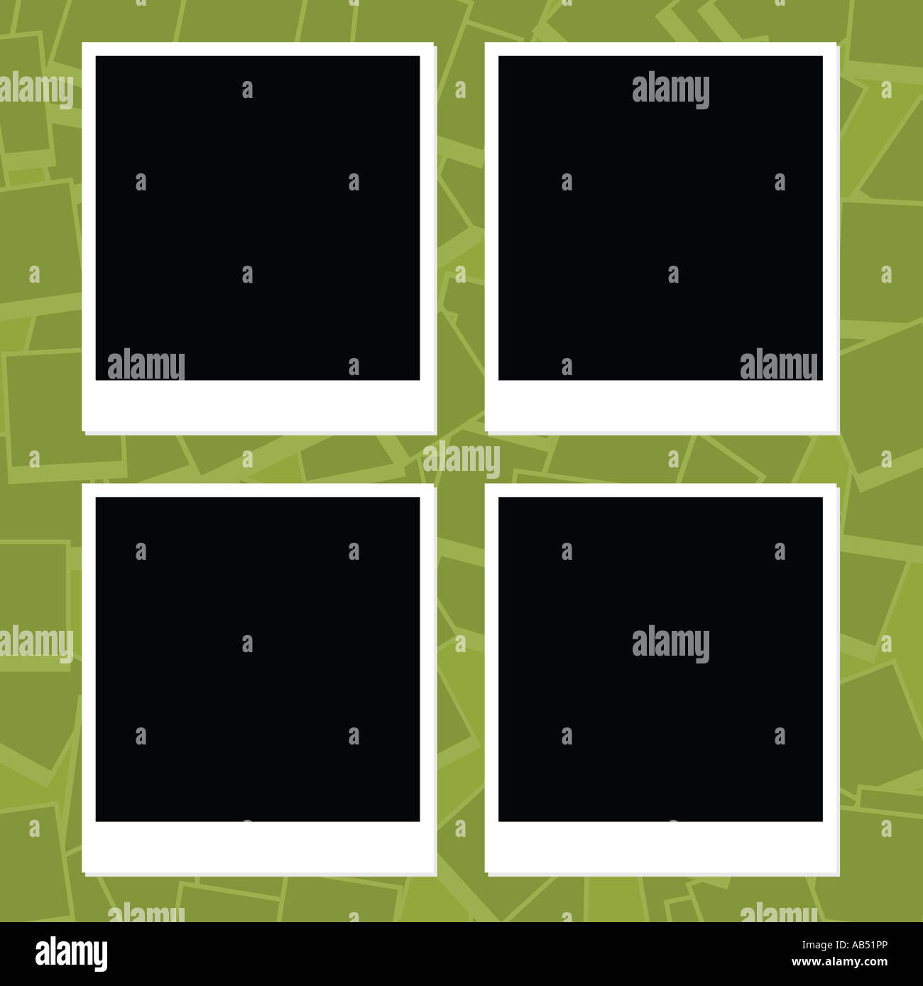 A collection of four photos that can be used as place holders Stock ...