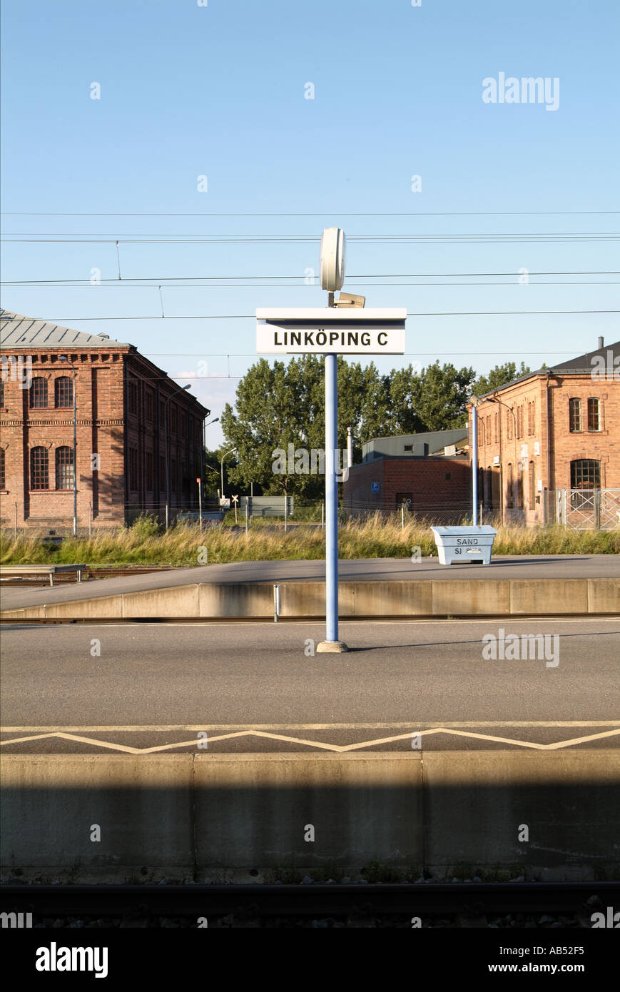 train station sign Stock Photo - Alamy