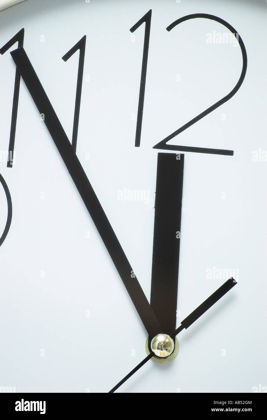Part of a clock Close up Stock Photo - Alamy