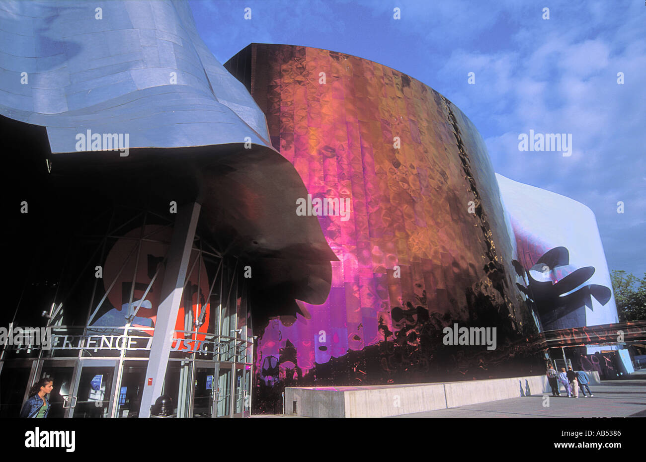 The Experience Music Project Building in Seattle Washington State USA ...