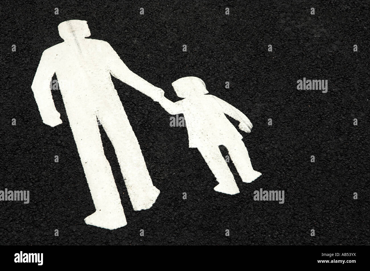 Pedestrian lane sign hi-res stock photography and images - Alamy