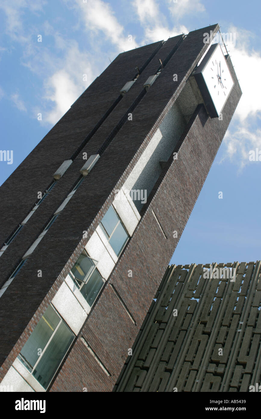 The Clock Tower, Merseyway Precinct, Stockport, Cheshire Stock Photo ...