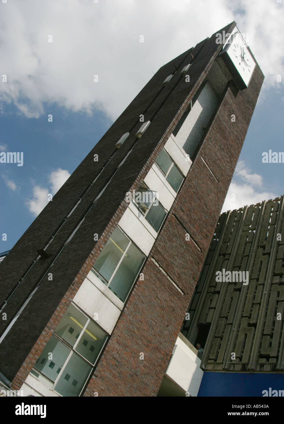 The Clock Tower, Merseyway Precinct, Stockport, Cheshire Stock Photo ...