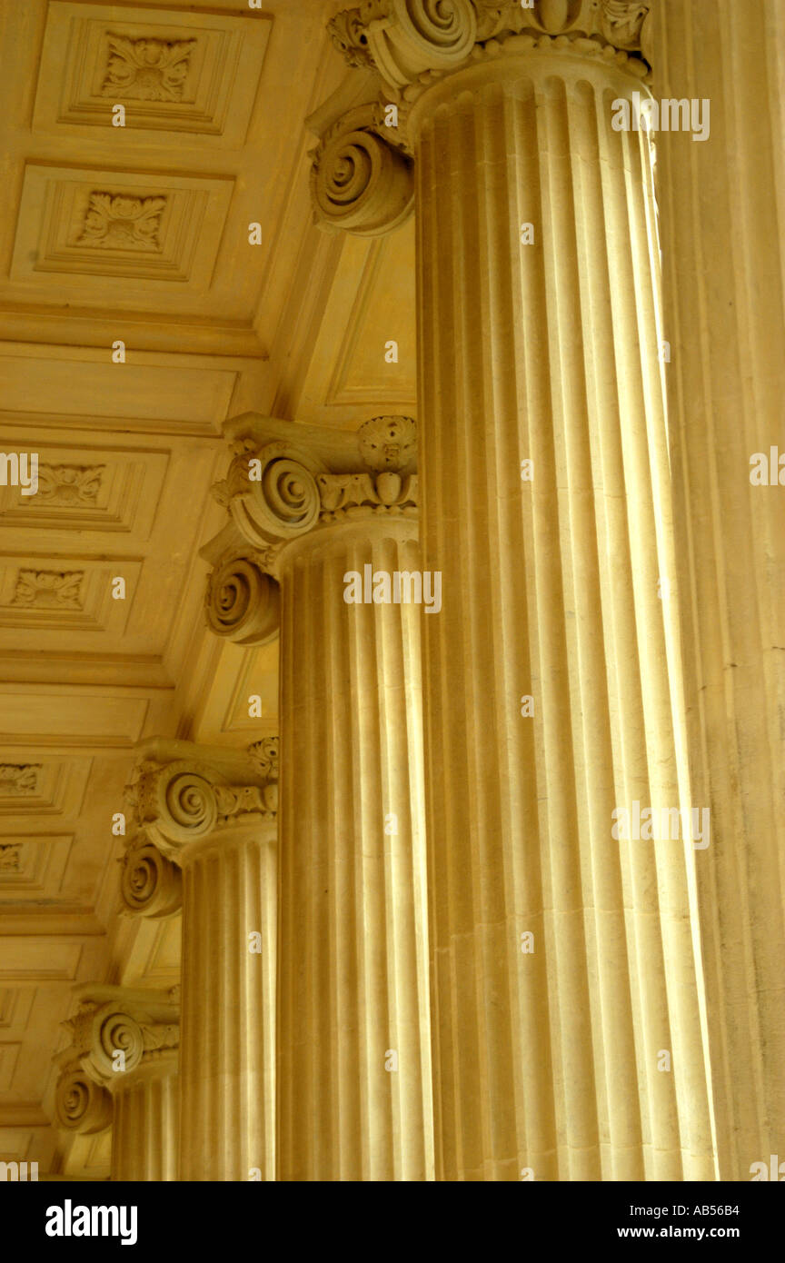Classical Ionic Columns Stock Photo - Alamy