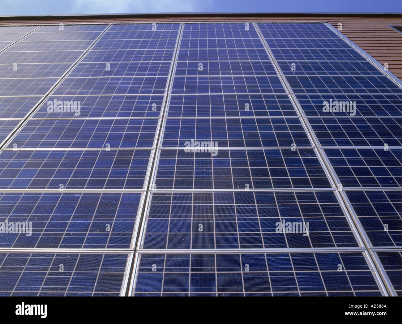 Solar Cells at Facade Stock Photo - Alamy