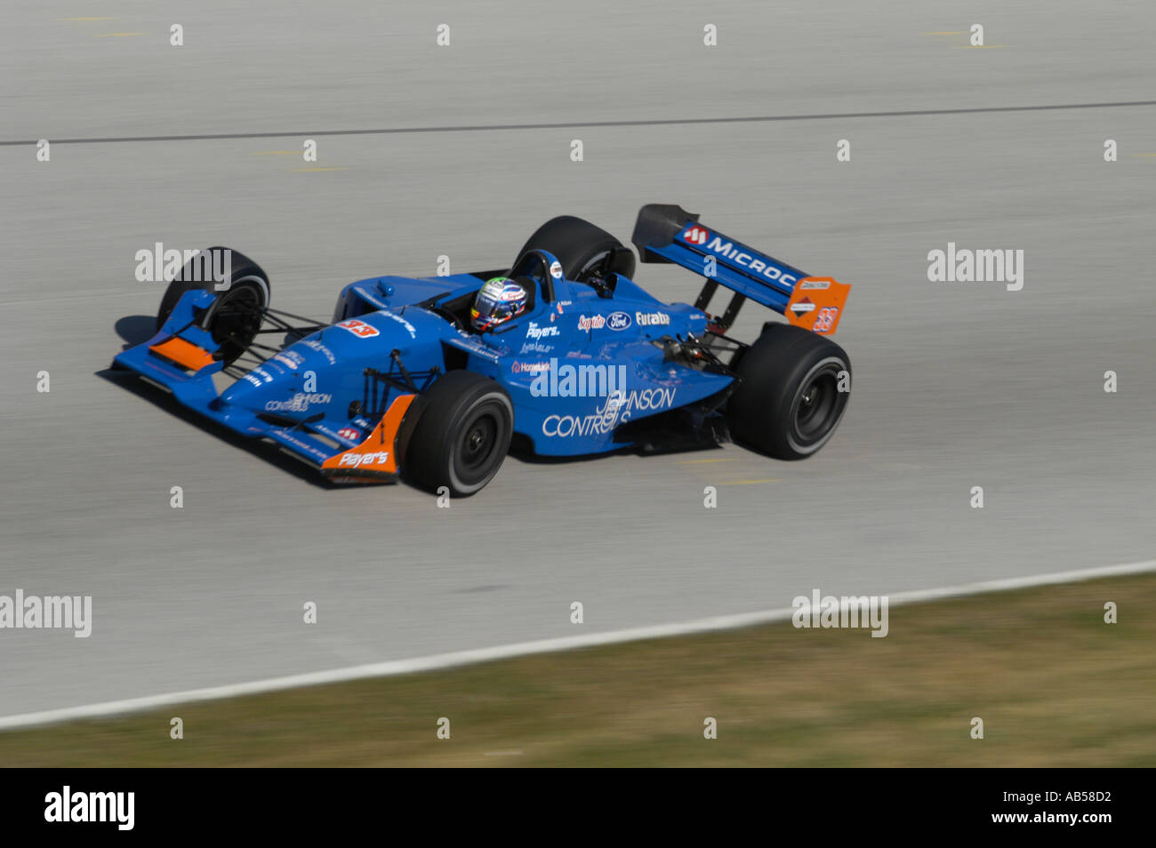 Alex Tagliani on the front straight at the Grand Prix of Road America ...