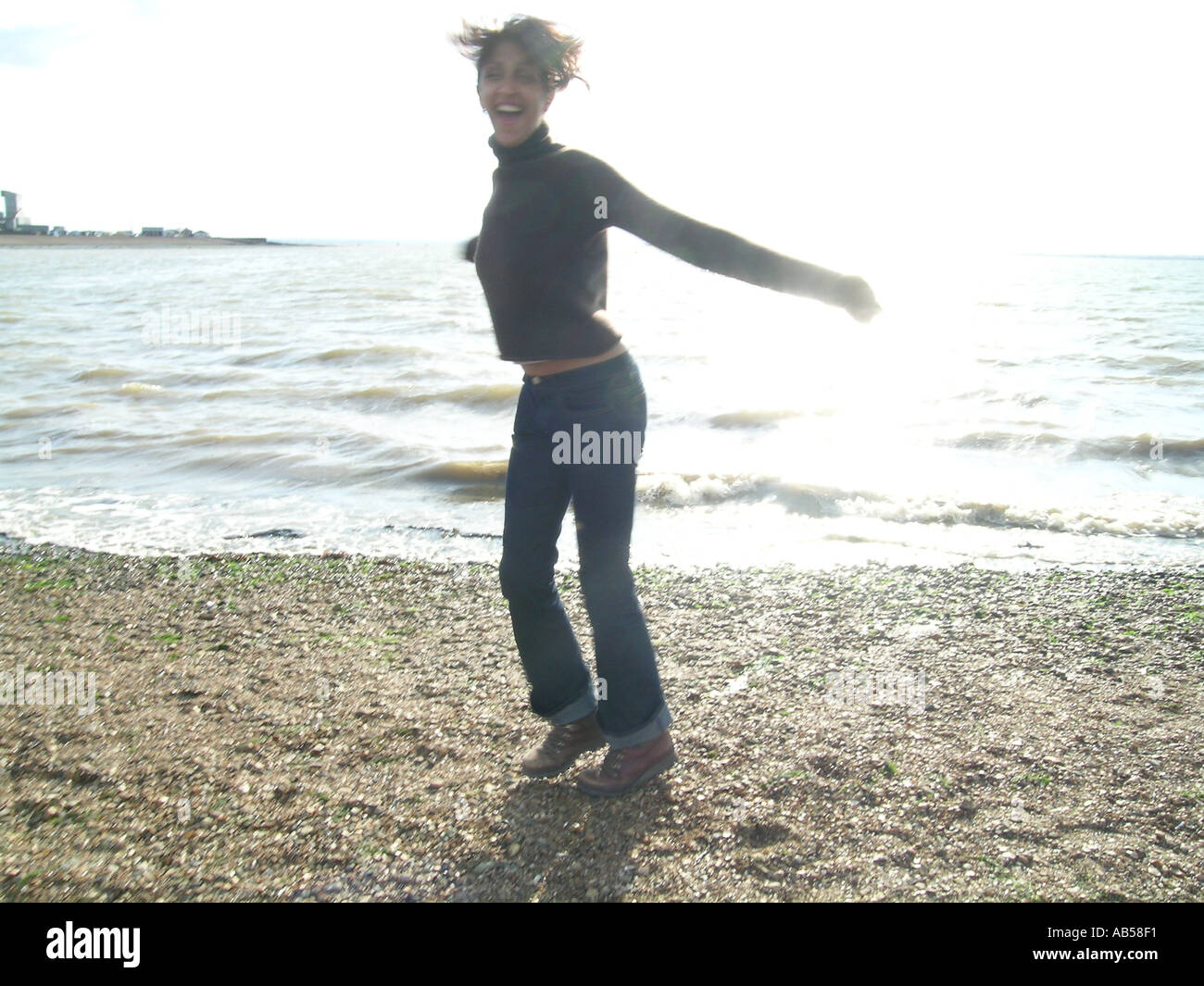 Dance dancing beach exercise hi-res stock photography and images - Alamy