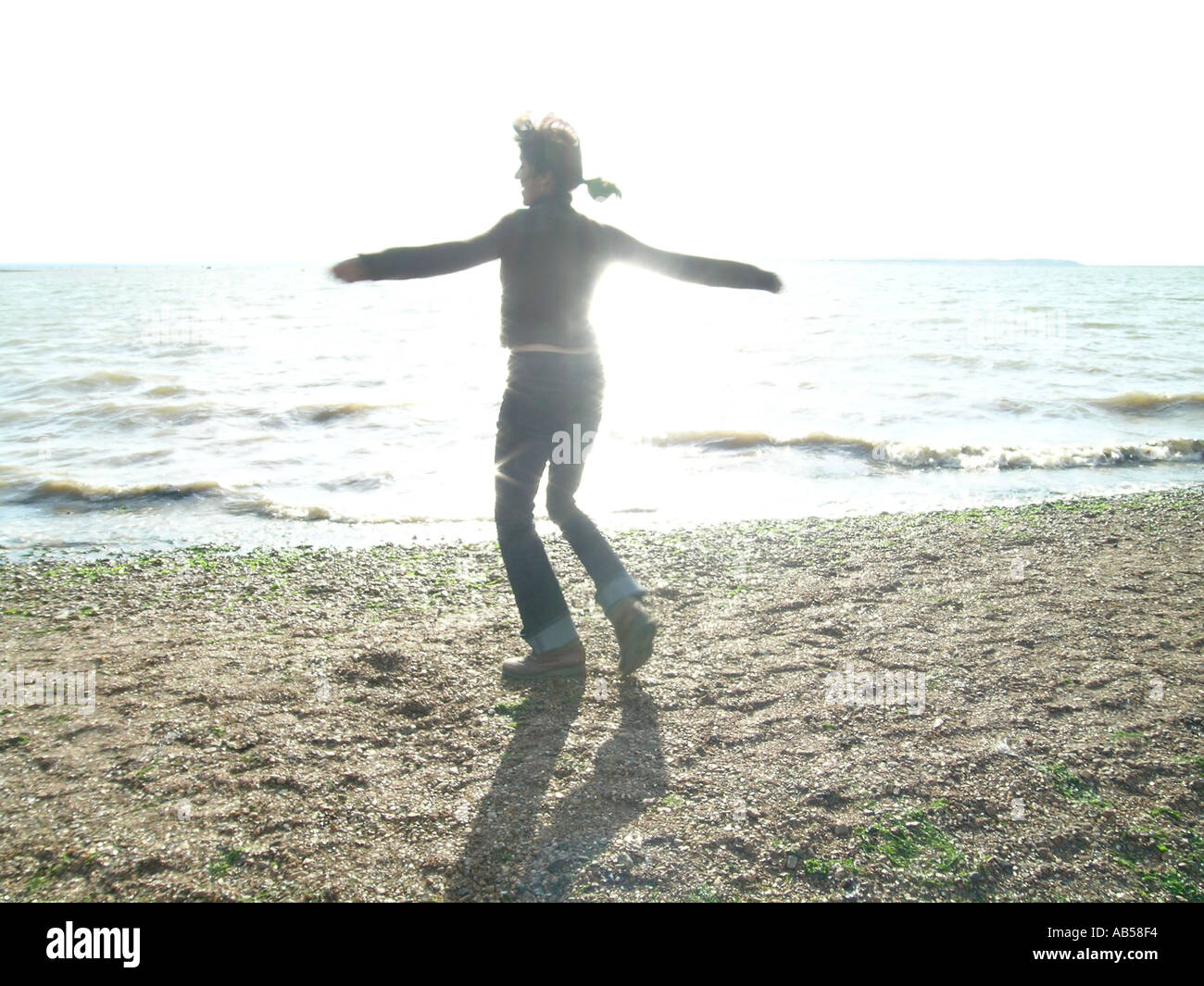 Dance dancing beach exercise hi-res stock photography and images - Alamy