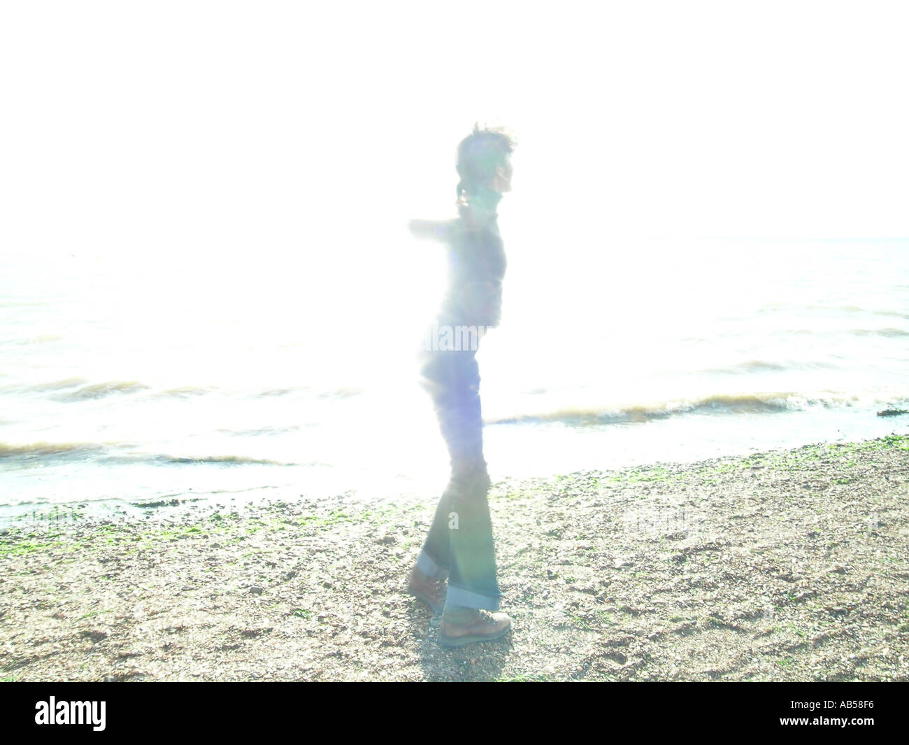 Dance dancing beach exercise hi-res stock photography and images - Alamy