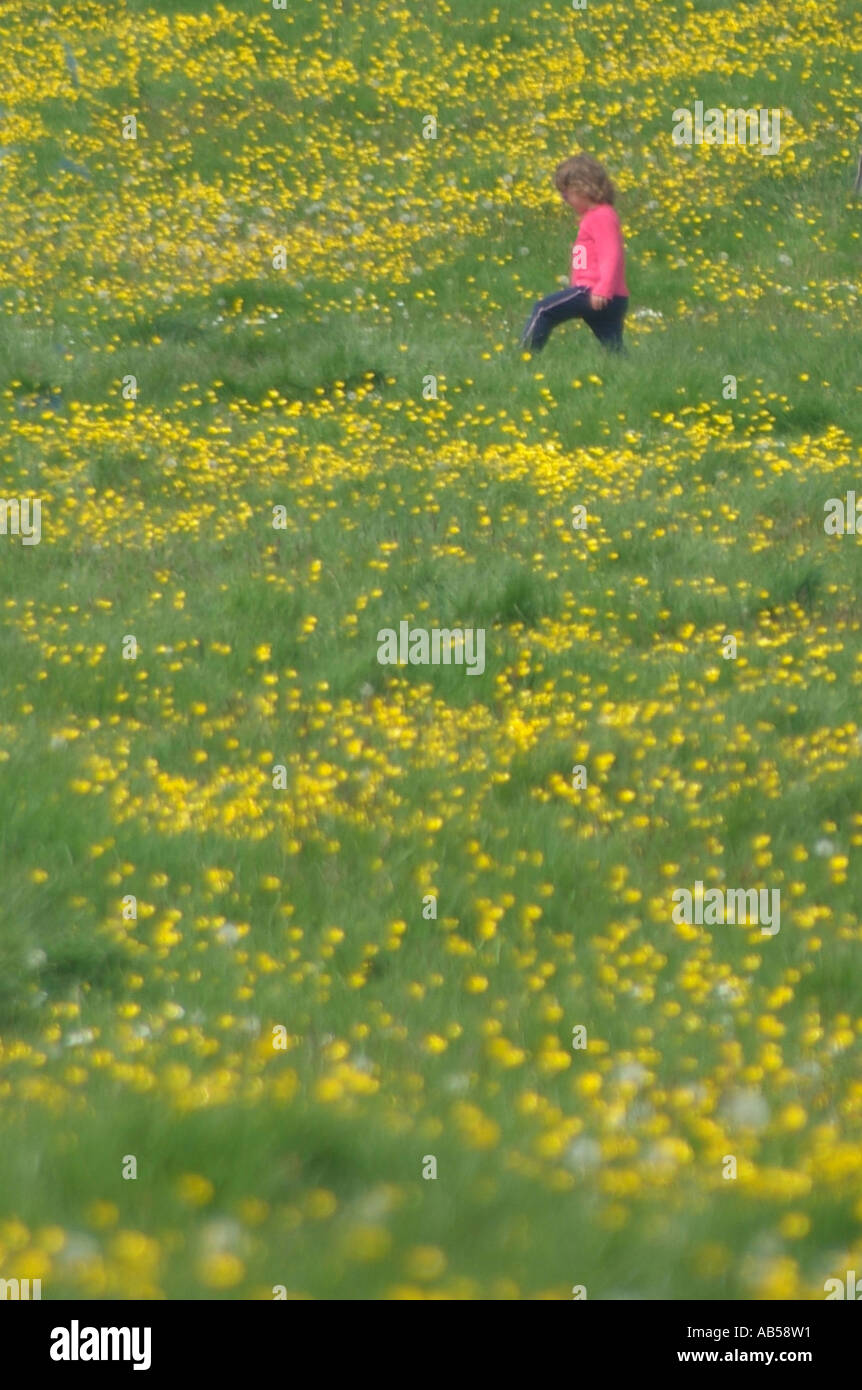 Running in flowers hi-res stock photography and images - Alamy