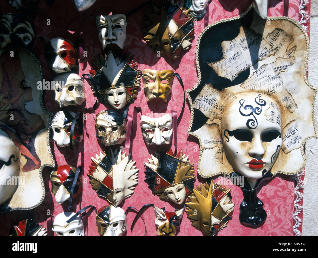 Italy Venice Carnival Masks Stock Photo - Alamy